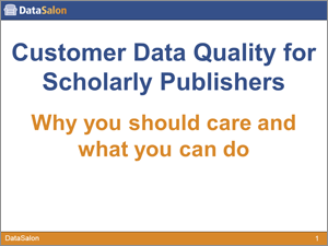 Our first webinar | The DataSalon Blog