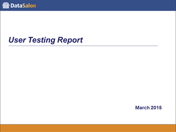 The value of user testing | The DataSalon Blog