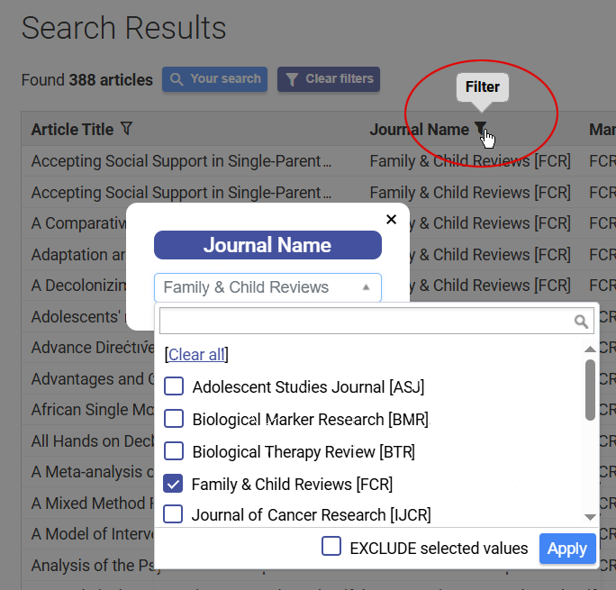 Refining search results the easy way | The DataSalon Blog